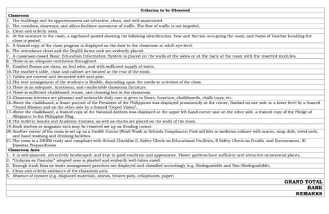 My My Judging The Cleanest Classroom And Most Facebook