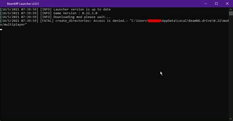 Bug Beammp Launcher Is Trying To Write To My Old User Filename Issue BeamMP BeamMP