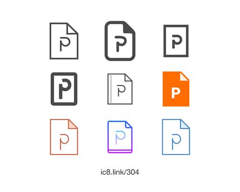 Powerpoint File Icon In Windows Metro Style