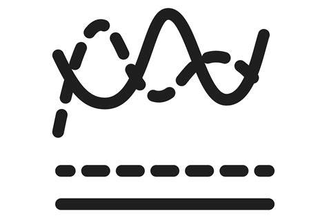 Linear Chart Icon Data Comparison Pres Graphic By Microvectorone