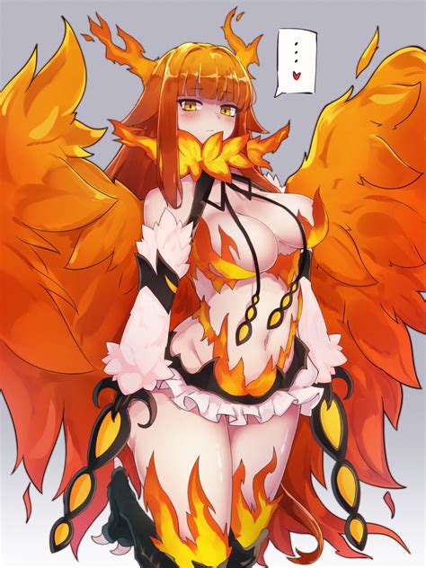 Phoenix Monster Girl Encyclopedia Drawn By Yonaga San Danbooru