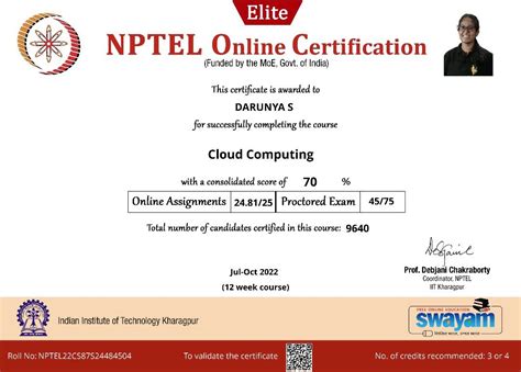 Darunya Sivakumar On Linkedin Cloudcomputing Nptel Snsinstitutions Designthinking