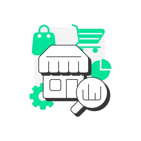 Market Gap Analysis Flat Outline Concept Icon Identify Unmet Customer