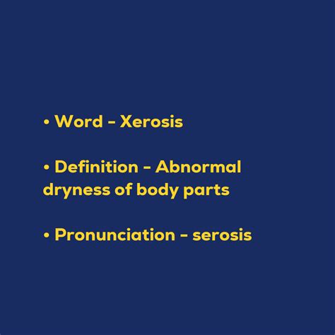 Xerosis