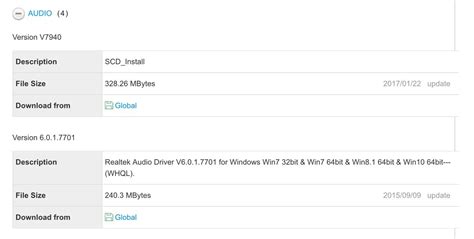 Which One Is The Latest Audio Driver R Asus