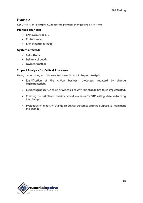 Sap Testing Tutorial Pdf