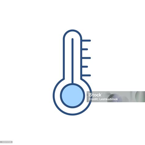 온도계 관련 벡터 아이콘입니다 감기와 독감에 대한 스톡 벡터 아트 및 기타 이미지 감기와 독감 건강관리와 의술 건강한