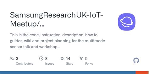 Github Samsungresearchuk Iot Meetup Multimode Sensor Platform This