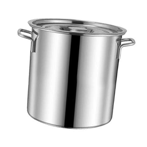 Stainless Steel Soup Pot Multipurpose Cooking Pot Cookware Oil Bucket