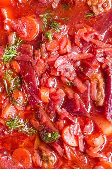 Authentic Ukrainian Borscht Grandmas Recipe