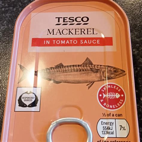 Mackerel In Tomato Sauce Tesco Kalórie Kj A Nutričné Hodnoty