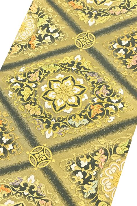 【バレンタインsale】 【京の工芸染匠】 特選本手描き京友禅付下げ着尺 【織匠 盡政（じんせい）】 特選工芸手織袋帯 ～別織本金箔～ この上