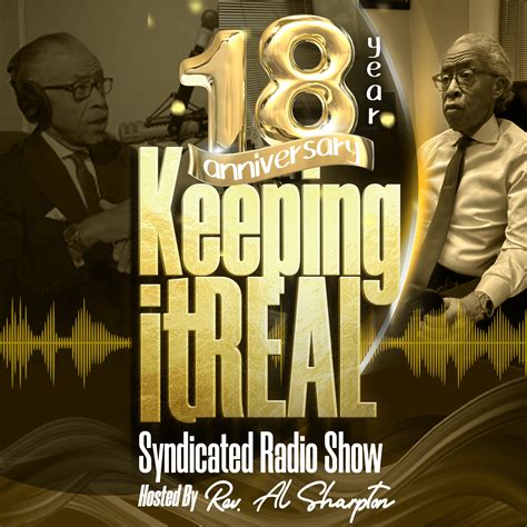 130 Is The 18th Anniversary Of ‘keeping It Real W Al Sharpton — Rev