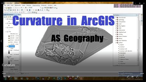How To Compute Curvature From Dem In Arcgis Youtube