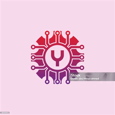 기술 초기 편지 Y 아이콘 디자인 개념에 대한 스톡 벡터 아트 및 기타 이미지 개념 개념과 주제 공장 산업 건물 Istock