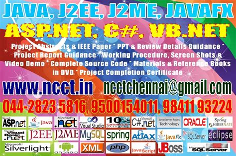 NCCT PROJECT IMAGE GALLERY NCCT Final Year Students Projects IEEE Projects Embedded