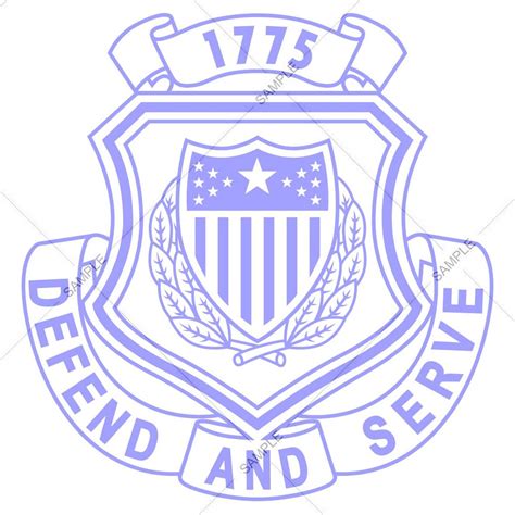Army Adjutant Crest Logo Vector Svg Png For Engraving And Design Etsy