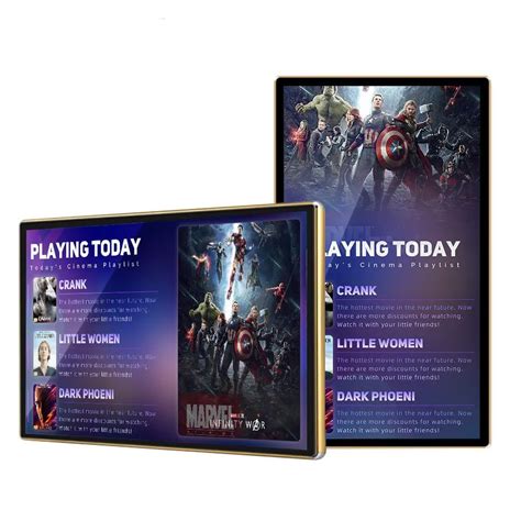 Advertising Digital Signage Cinema Poster Wall Media Player FHD LCD