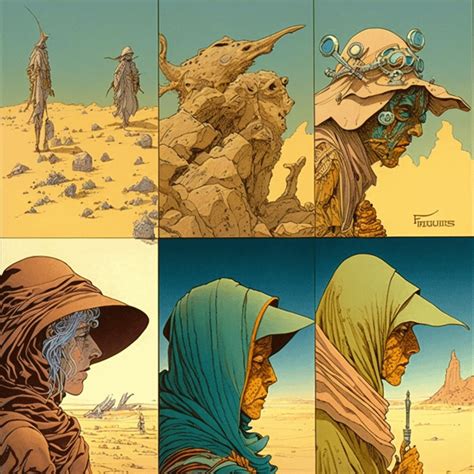 Old Testament According To Moebius R Midjourney