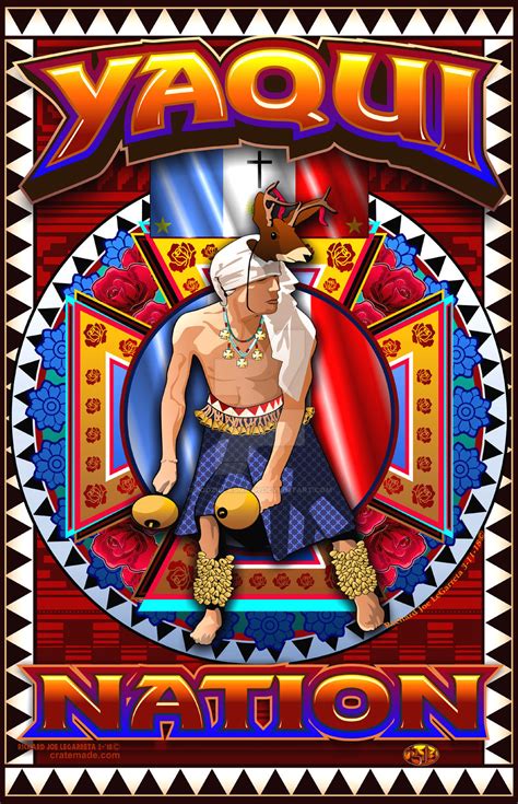 Original Yaqui Deer Dancer Art Poster By Godzillasmash On Deviantart