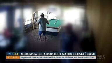 Meio Dia Paran Curitiba Motorista Que Atropelou E Matou Ciclista