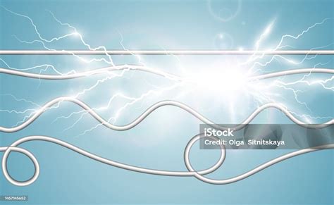 전원 산업용 케이블 벡터 그림입니다 투명한 배경에 전선 Usb 케이블에 대한 스톡 벡터 아트 및 기타 이미지 Usb 케이블 검은색 고무 Istock