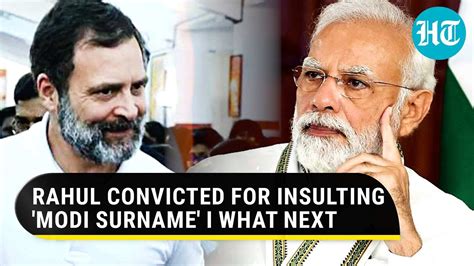Rahul Gets Two Years Jail For ‘modi Common Surname For All Thieves