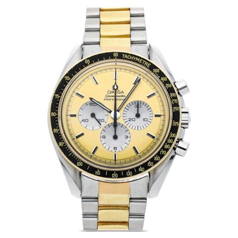 OMEGA 1988 Pre Owned Speedmaster Moonwatch Professional 42mm Yellow