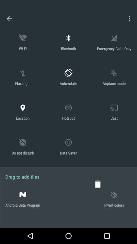 Android N Feature Spotlight The New Quick Settings Menu Includes Mini