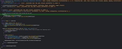[bug] cansetmark returns true for code block when selection is empty