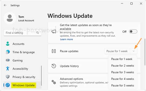 How To Pause Windows Update For Any Amount Of Time In Windows 11 Password Recovery