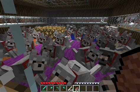 Spawn Infenite Wolves NO MOD NEEDED Minecraft Map
