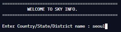GitHub Sky Python Weather API Used Python Script To Explore The Current Weather Status