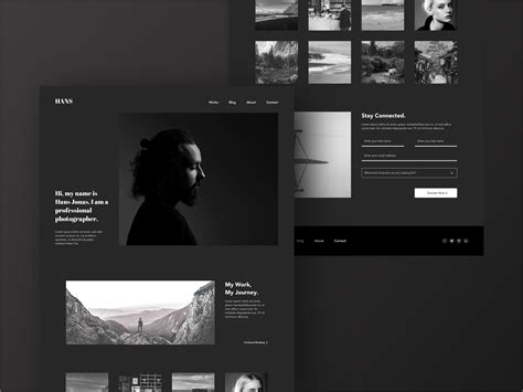 Minimalist Personal Website Template