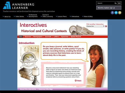 Annenberg Learner Interactives Historical And Cultural Contexts Activity For 9th 10th Grade