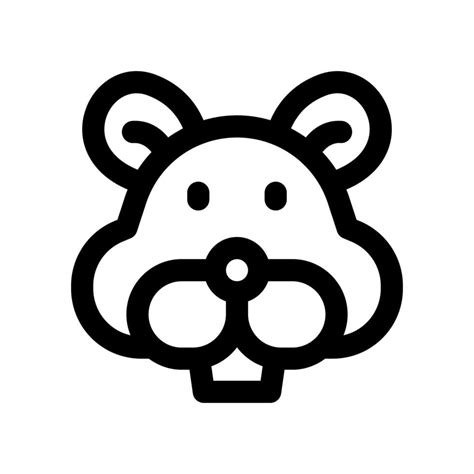 Beaver Icon For Your Website Design Logo App Ui 20934730 Vector Art