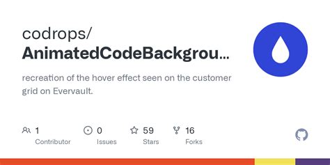 github codrops animatedcodebackground recreation of the hover effect