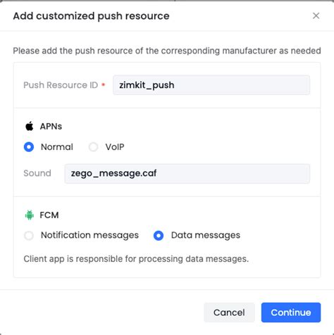 In App Chat Kit Flutter Offline Push Notifications