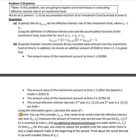 problem 5 9 points note in this problem you are