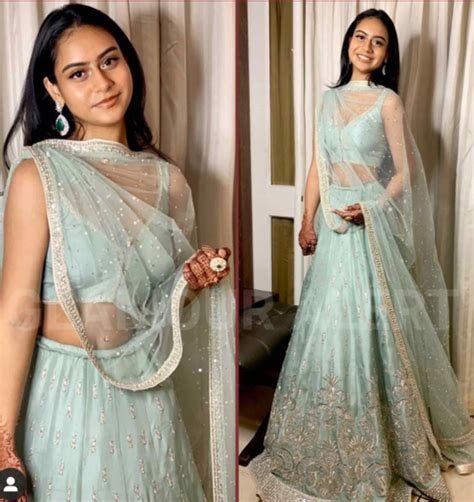 Kajols Daughter Nysa Devgan Looks Pretty In Lehengas At A Wedding