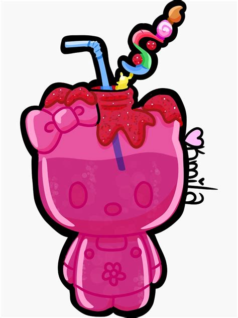 Kitty Chela Sticker For Sale By Kmilacreacion Redbubble