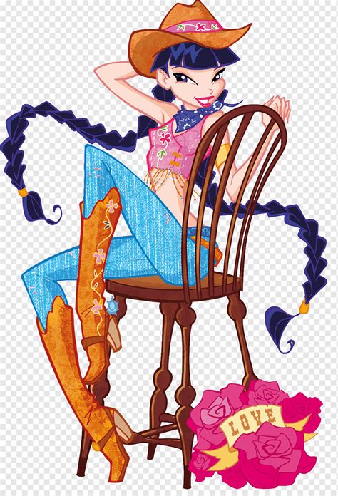 Musa bloom roxy flora tecna hada musa ilustración de moda personaje