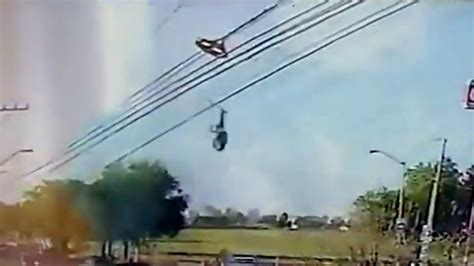 Captan Momento De Caída De Helicóptero En Aguascalientes