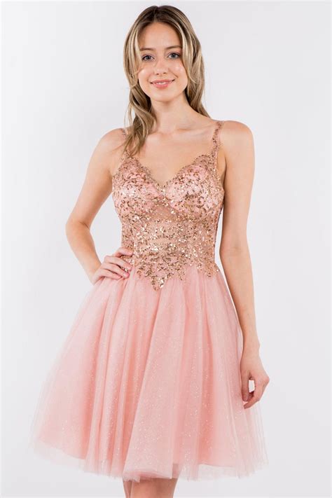 Smoky Blue Sheer Bodice Short Homecoming Dress For 11299 The Dress