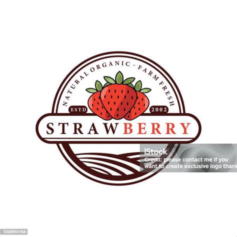 Conception Dicône Dillustration De Vecteur De Fraise Icône Fruit Ou