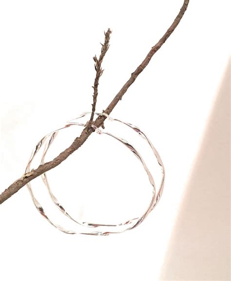 Extra Large Sterling Silver Hoop Earrings 65mm 55mm Hoops Etsy