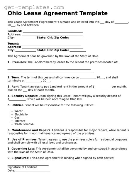Make A Valid Ohio Lease Agreement Using Our Printable Template