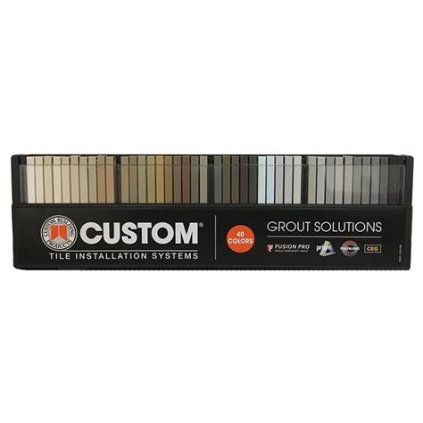 Custom Building Grout Color Chart