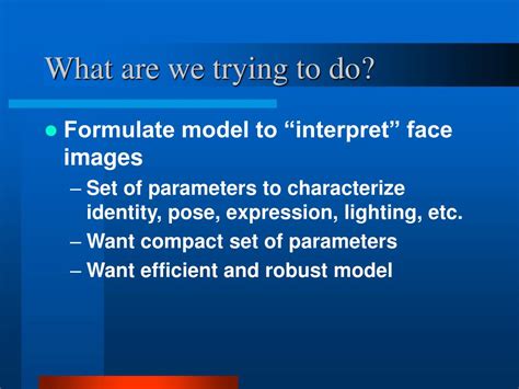 ppt active appearance models powerpoint presentation free download