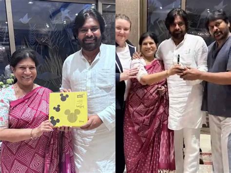 Pawan Kalyan Receives Expensive T From Chiranjeevis Wife